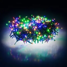 RETLUX RXL 289 řetěz - ježek 600LED 11+5m multicolor / Časovač