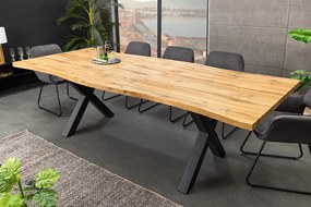 Rozkládací jídelní stůl Aspen z MDF dubový vzhled 180-220cm