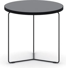 Kulatý konferenční stůl TENDER, průměr 50 cm, výška 48 cm, grafit