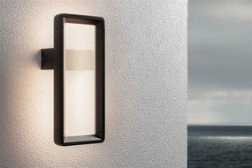 P 93109 LED venkovní nástěnné svítidlo Reana pohybové čidlo HF senzor IP44 176x107mm 3000K 2x3W 230V antracit kov - PAULMANN
