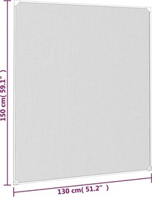 vidaXL Magnetická okenní síť proti hmyzu 130 x 150 cm [153855] Barva: antracitová