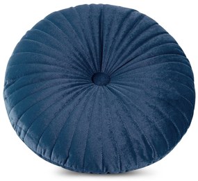 DEKORAČNÍ POLŠTÁŘ VELVET68 (FI) 40 CM TMAVĚMODRÁ
