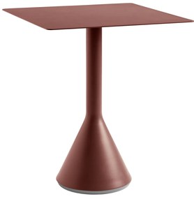 HAY Zahradní stůl Palissade Cone 65x65, Iron Red