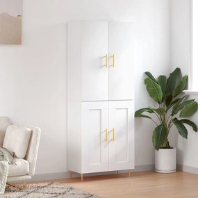 Skříň highboard bílá 69,5 x 34 x 180 cm kompozitní dřevo 3195779