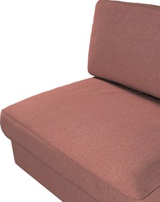 Potah na neskládací křeslo IKEA Kivik barva hnědá látka pletený vzor