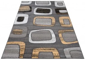 Kusový koberec moderní MAYA T965C žlutý šedý Rozměr: 160x220 cm