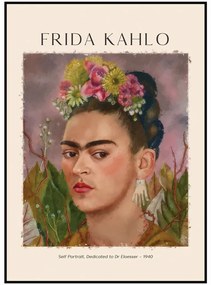 Frida Kahlo - Autoportrét 1940 40 x 50 cm