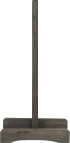 Zahradní trelážový plot šedý 120 x 60 cm masivní jedle 314823