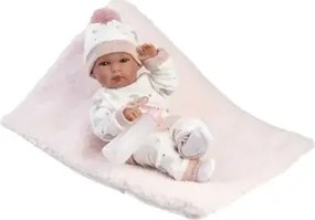 Llorens 63510 NEW BORN HOLČIČKA - realistická panenka miminko s celovi
