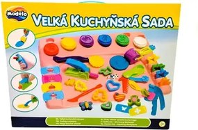 MODELO Kuchyňská modelovací sada s podložkou / Modelovací hmota / 31 d