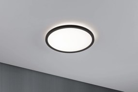 Paulmann 71012 Atria Shine, černé stropní svítidlo s korónou, 16W LED 4000K, průměr 29,3cm
