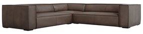 Hnědá kožená rohová pohovka (variabilní) Madame – Windsor &amp; Co Sofas