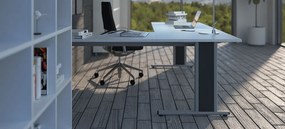 Voga SAMOSTATNÉ PODNOŽÍ COMO - pro sestavení kancelářského stolu, 70 cm, 120 cm