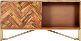 Příborník 118 x 30 x 60 cm masivní akáciové dřevo 247997