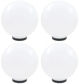 vidaXL Kulovité LED lampy 4 ks koule 30 cm PMMA