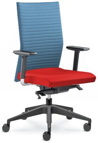 LD seating Element 430-SYS - Kancelářská židle  - modrá/červená