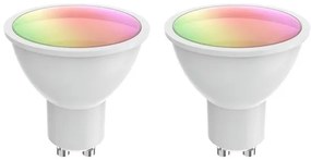 Smart LED žárovka GU10 5,5W RGB CCT WOOX R9076/2pack WiFi Tuya sada 2ks
