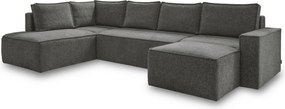 XXXLutz SEDACÍ SOUPRAVA, textil, tmavě šedá MID.YOU - Sedací soupravy - 001454003623