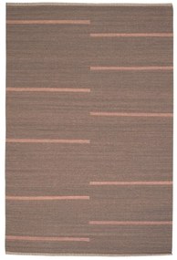 Hnědý látkový koberec Kave Home Caliope 160 x 230 cm