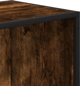 Knihovna kouřový dub 60 x 35 x 139 cm kompozitní dřevo 3300842
