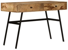 vidaXL Psací stůl se zásuvkami 110 x 50 x 76 cm masivní mangovník
