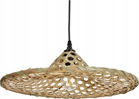 Závěsná lampa Boho Stropní bambusová lampa přírodní velká 40 cm E27