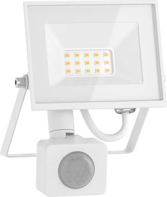 Mexen Luxpro+ LED reflektor s pohybovým senzorem, 10W, neutrální - 4000K, 1100 lm, bílá - L236-010-40-20