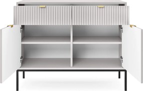 PSK Komoda NEMO KSZ104, Šedá 104 cm Dekor nohou: Černé