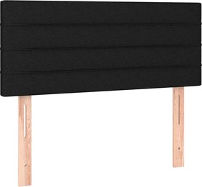 Box spring postel s matrací černá 120x190 cm textil 3269732