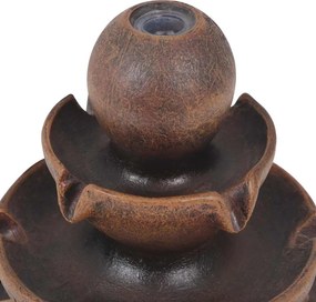Interiérová fontána s pumpou, polyresin 244287