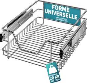 Výsuvný koš do skříňky 40cm šířka skříňky vnější rozměr