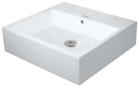 Duravit Vero Air - Umývátko 45x35 cm, s přepadem, bez otvoru pro baterii, WonderGliss, bílá 07244500601