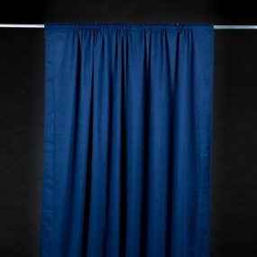 Jednobarevný zatemňovací  zavěs Modrý  v260 x š150 cm