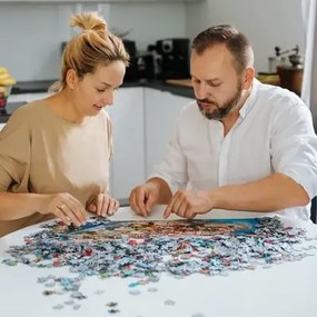 Trefl - Puzzle - Premium Plus Photo Odyssey: Osia, Santorini / 1000 dí
