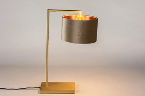 Stolní lampa Pallas Taupe Gold
