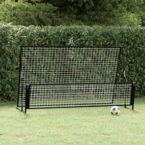 vidaXL Fotbalový rebounder 2 v 1 202 x 104 x 120 cm ocel