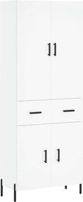 Skříň highboard bílá 69,5 x 34 x 180 cm kompozitní dřevo 3198153