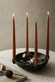 Svíčky Dipped 30 cm jantarové 2 ks