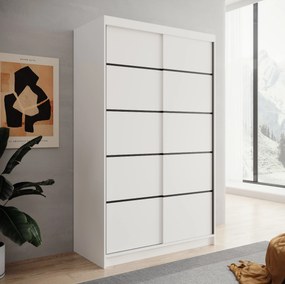 ADRK Furniture Posuvná skříň Lizi 120 ADRK-SW-LIZ-120-WW