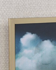 Obraz Impression 30x40cm gold&amp;navy