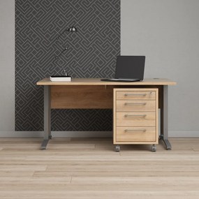 FALCO Psací stůl Office 80400/35 dub sonoma/silver grey