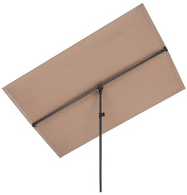 Flex-Shade XL slunečník, 150 x 210 cm, polyester, UV 50, šedohnědá