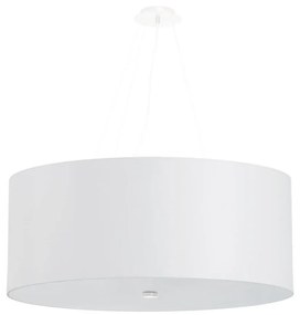 Sollux Sollux SL.0789 - Lustr na lanku OTTO 6xE27/60W/230V pr. 70 cm bílá SLX0671