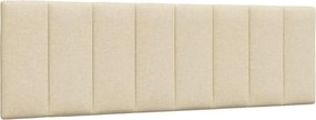 Rám postele bez matrace Hanko krémový 160 x 200 cm textil 3310403