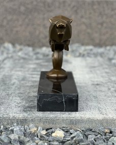 Bronzová socha - LEV ART DECO
