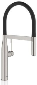 Grohe Essence - Dřezová baterie s flexibilním ramenem s přepínačem, supersteel 30294DC0