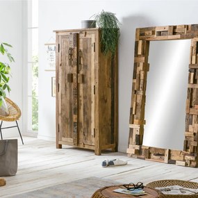Massive home | Předsíňové zrcadlo Zanzibar z masivu recyklované dřevo