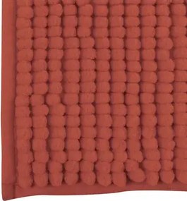 MSV CHENILLE koupelnová předložka 40 x 60 cm terakota / mikrovlákno /
