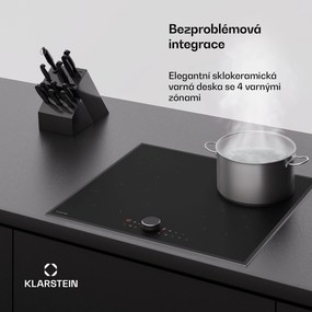 Klarstein Magnichef indukční varná deska | 4 varné zóny | Moderní & inovativní | 8200 W | 60 cm