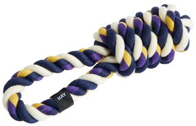 HAY Provazová psí hračka Rope Toy, Blue / Purple / Ochre